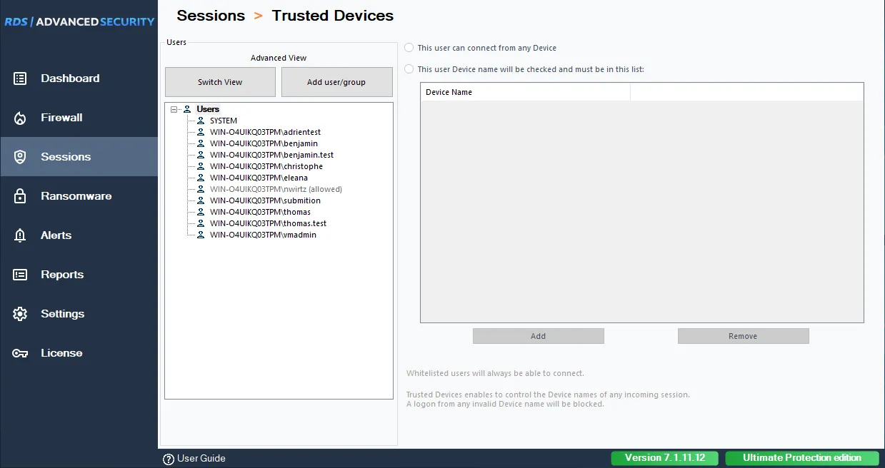RDS Advanced Security ® Protect you RDS Infrastructure | RDS Tools